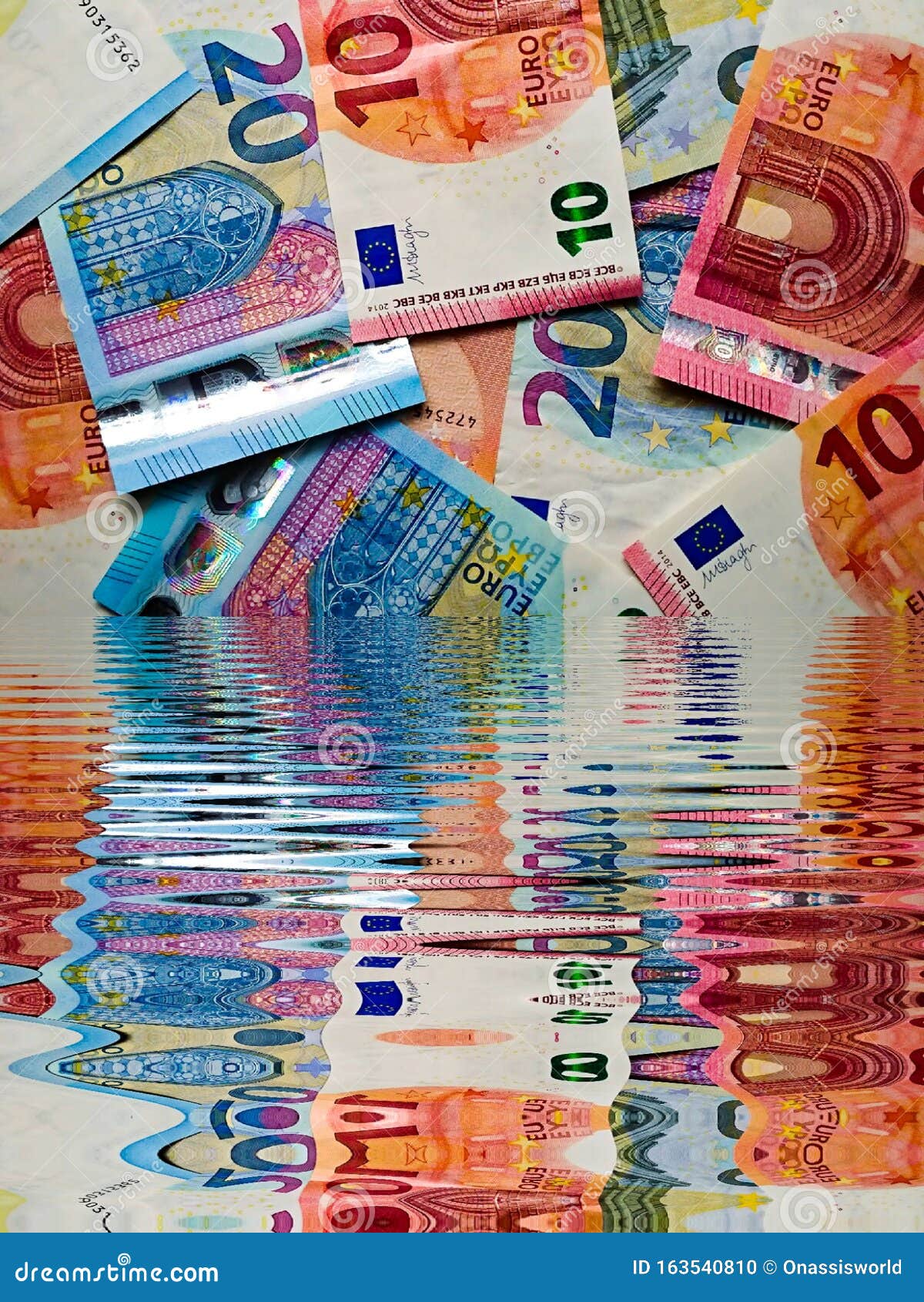 Abstract Euro Notes Money Cash Art Stock Photo - Image of abstract ...