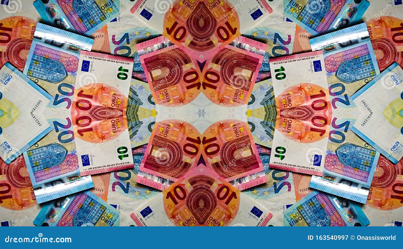 Abstract Euro Notes Money Cash Art Stock Image - Image of cash ...