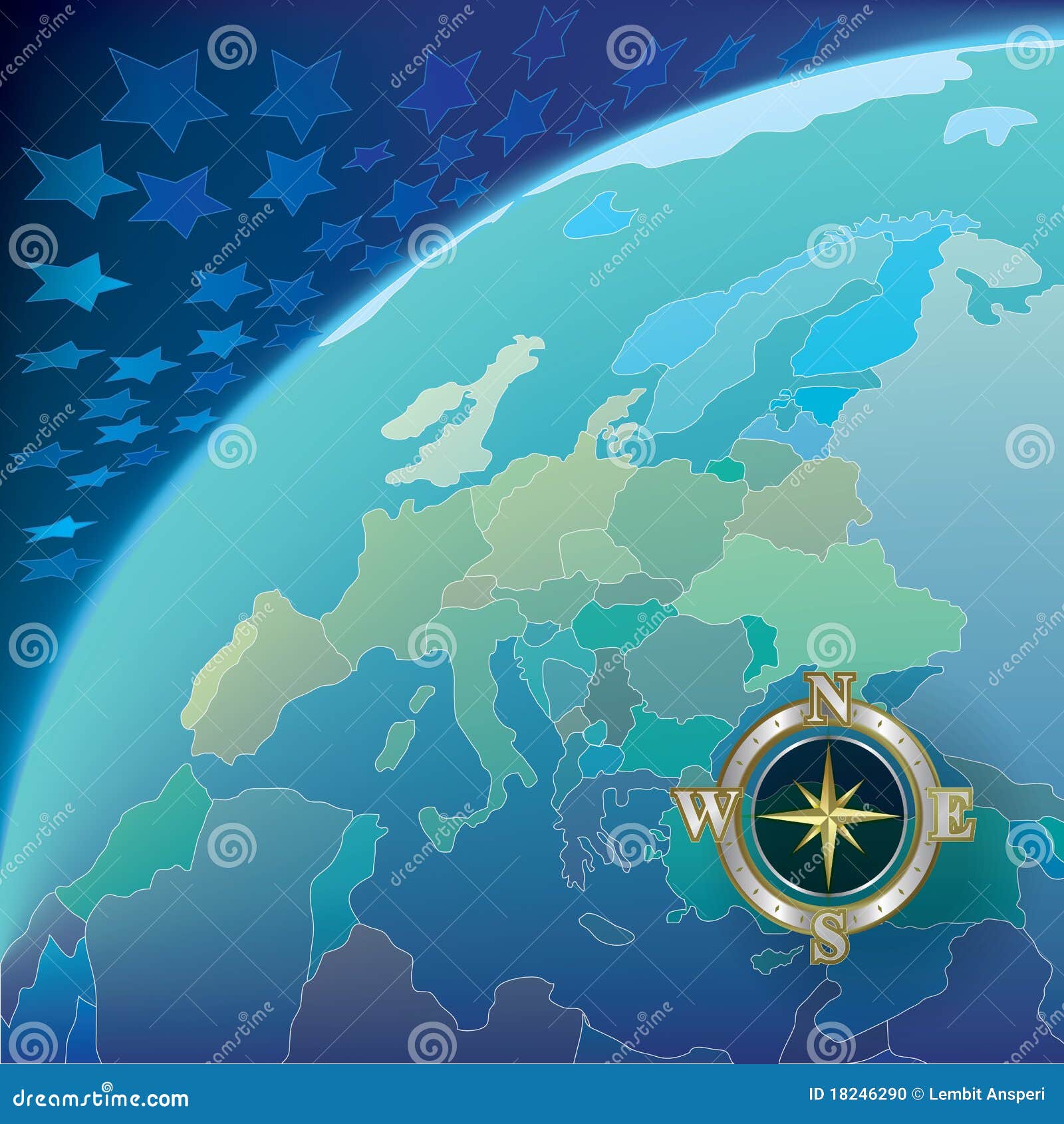 Abstract europe background stock vector. Illustration of background ...