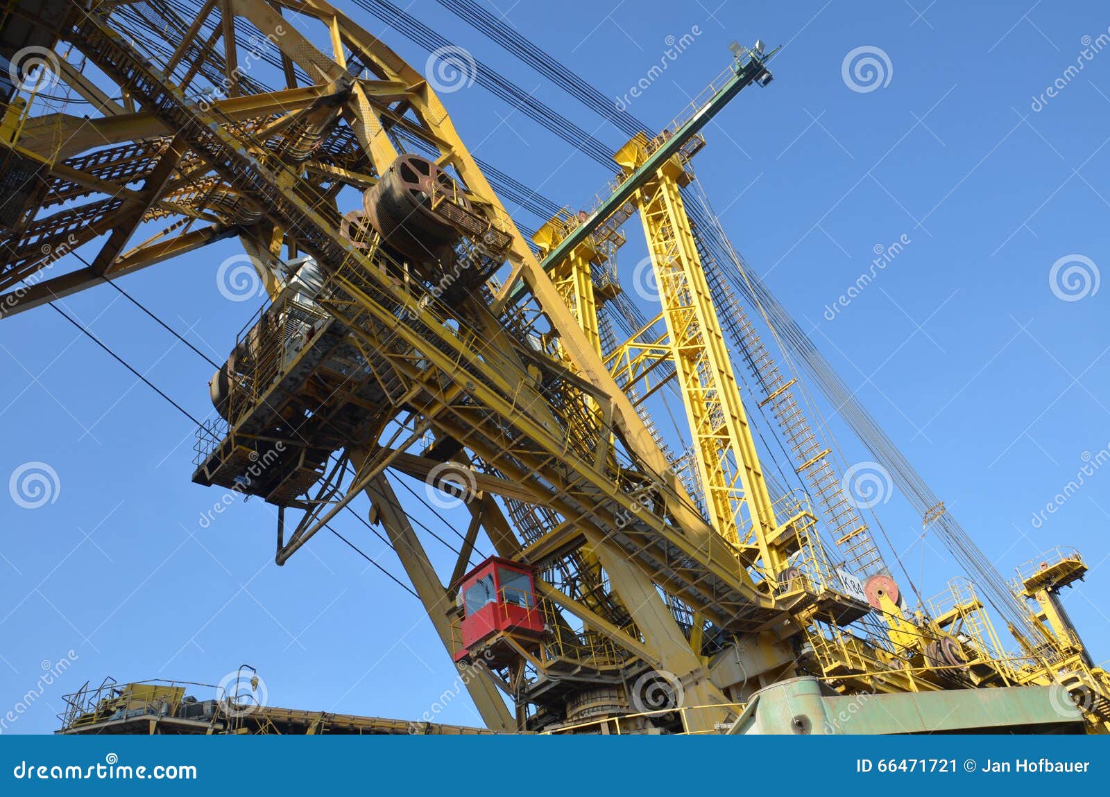 Abstract excavator stock image. Image of metal, abstract - 66471721
