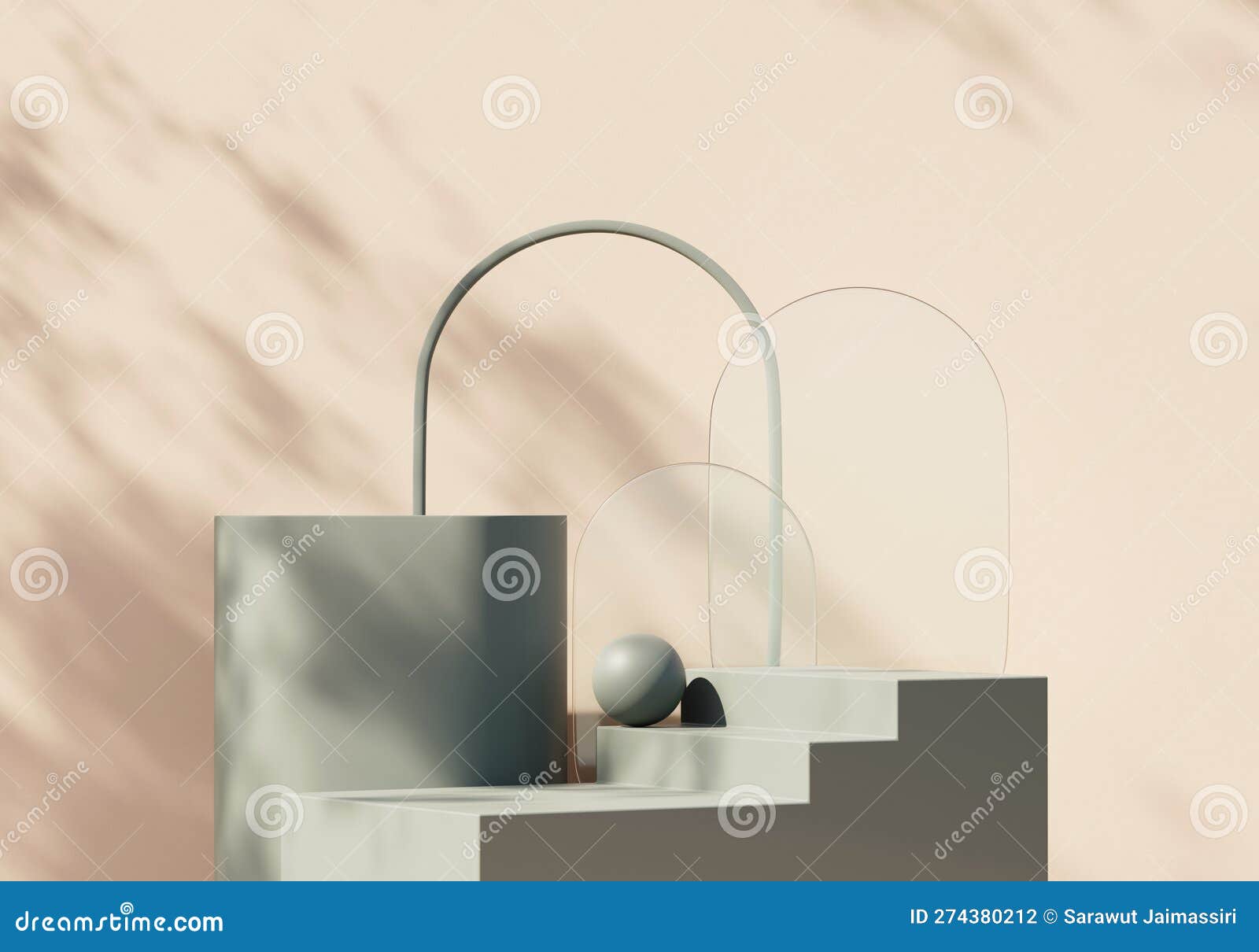 Abstract Exotic Minimal Modern Podium Platform for Product Display ...