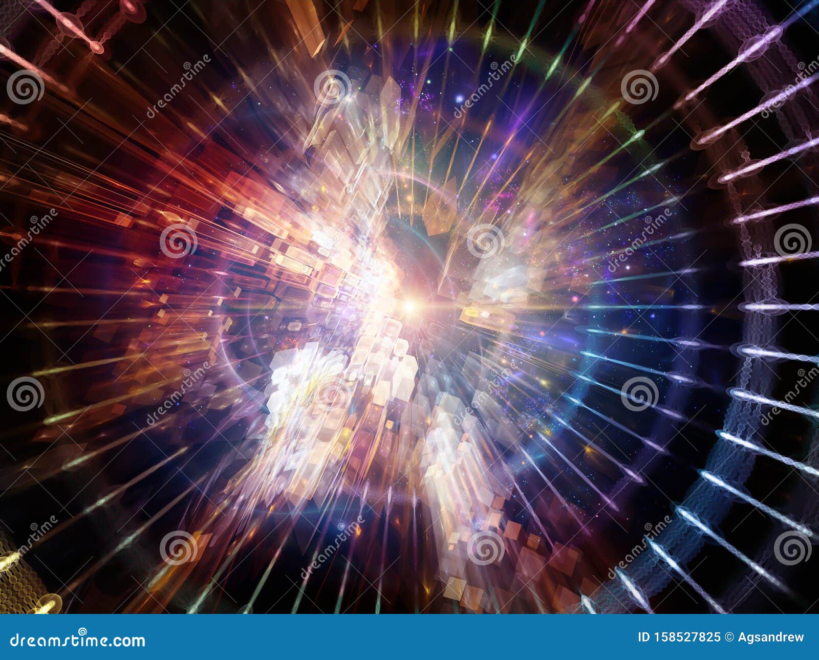 Abstract Expansion stock illustration. Illustration of technology ...