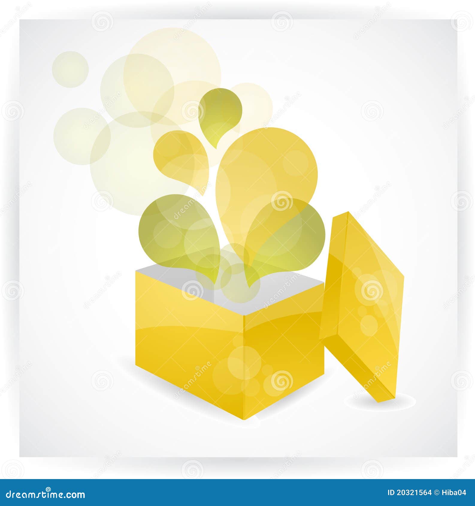 Abstract Exploding Gift Box Stock Vector - Illustration of celebration ...