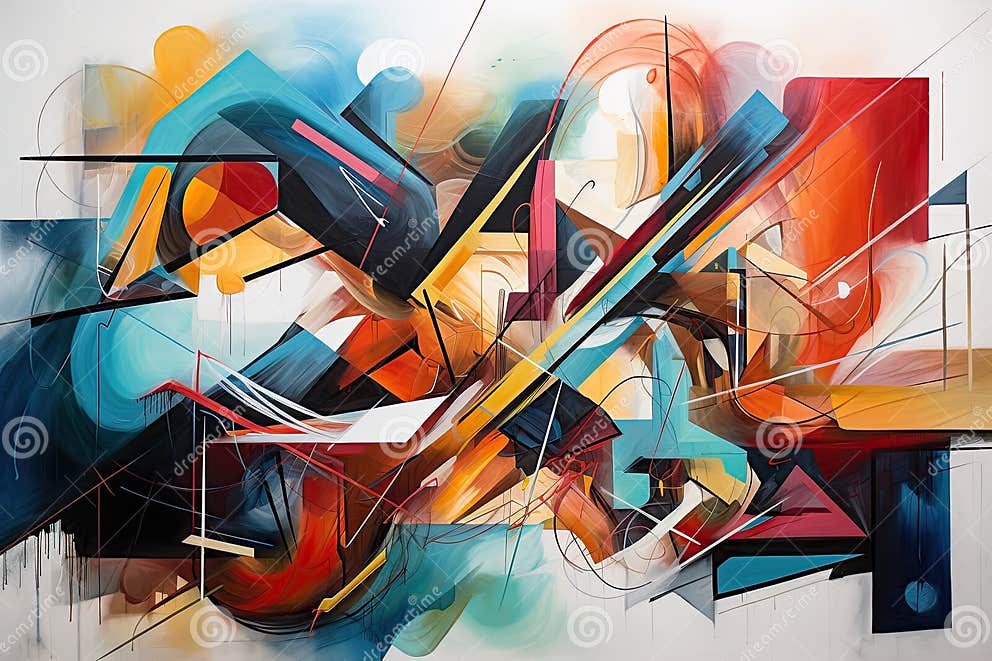 Abstract Explorations Art in the Ordinary. Stock Illustration ...