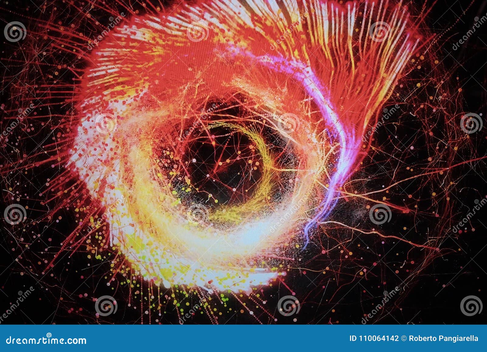 Abstract Explosion Background Stock Photo - Image of threaded ...