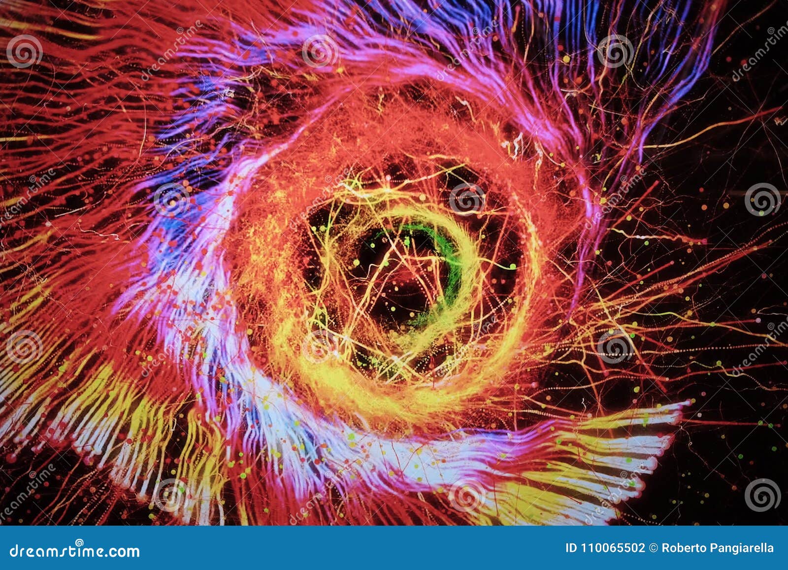 Abstract Explosion Background Stock Photo - Image of glowing, effects ...