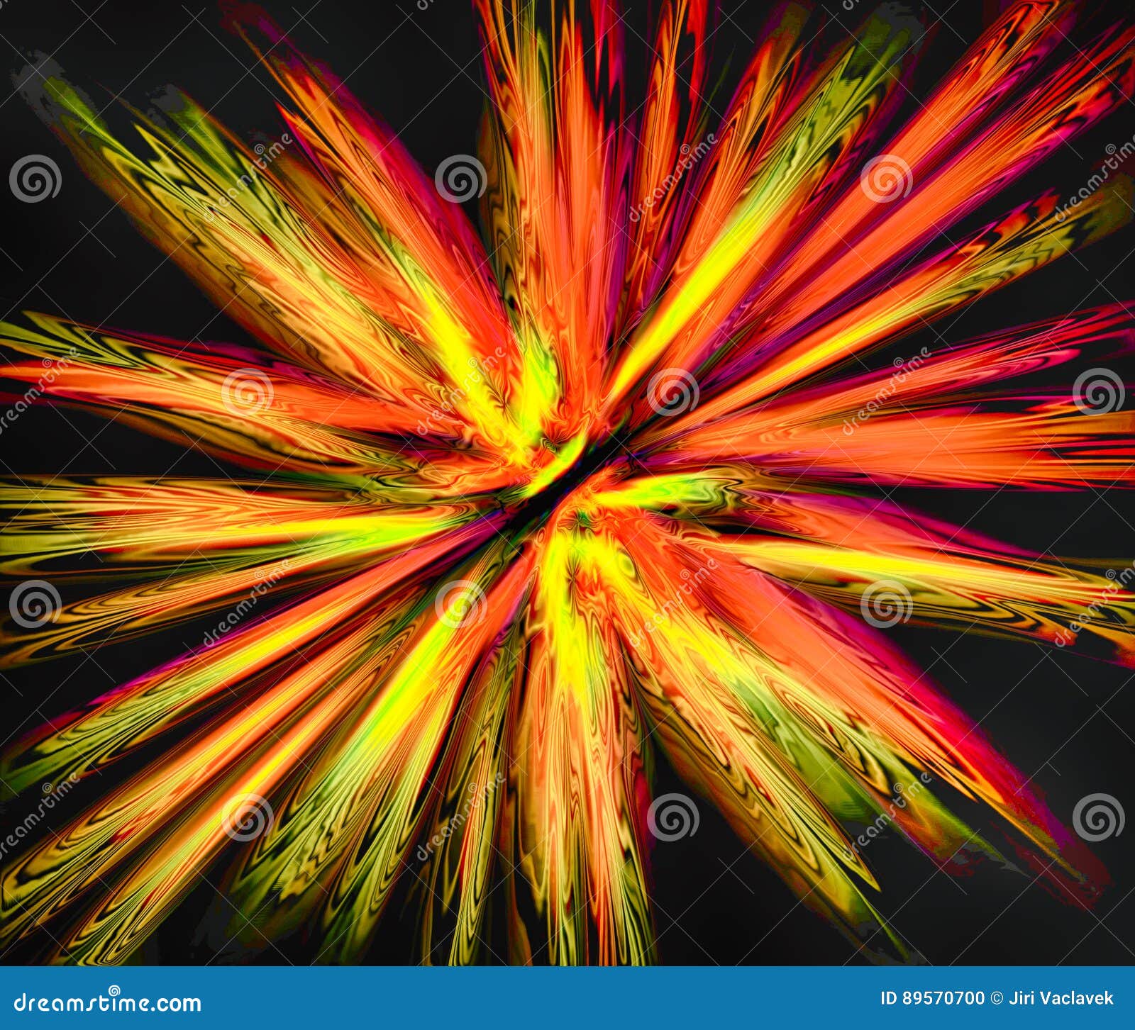 Abstract Explosion Background Stock Illustration - Illustration of heat ...