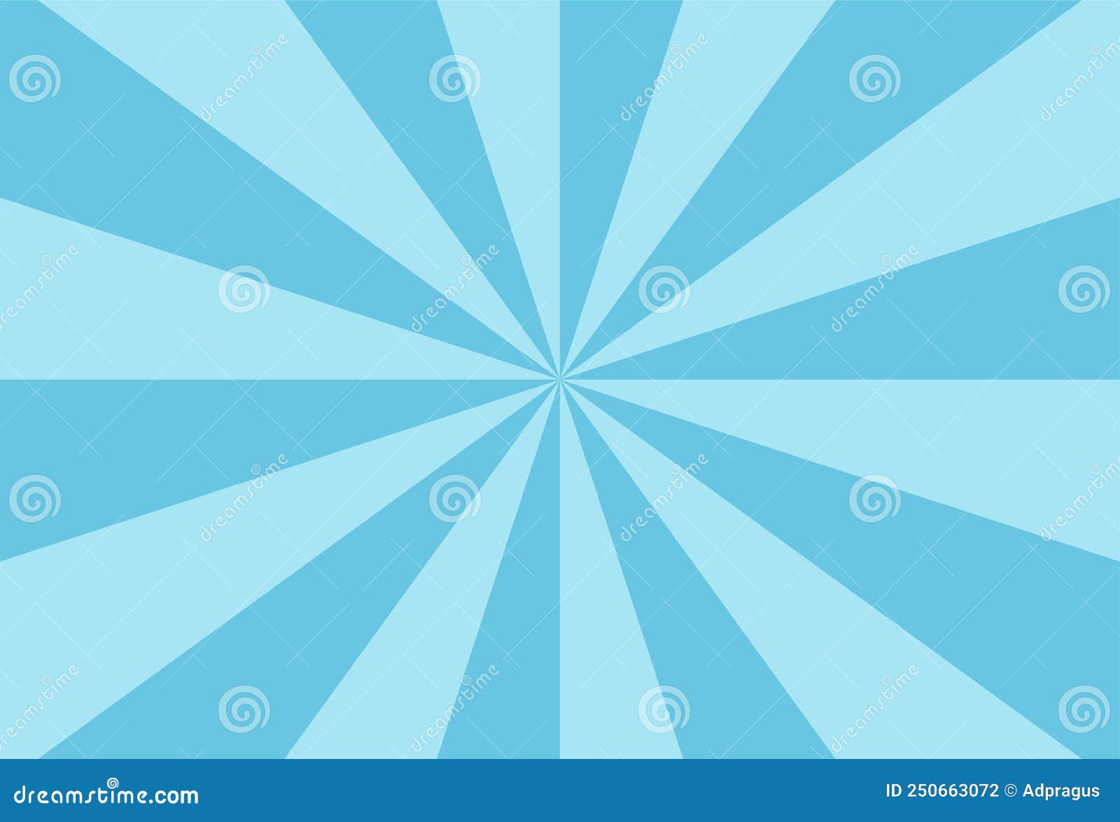 Abstract Explosion Background in Gradient Blue Color. Asian Style Glare ...