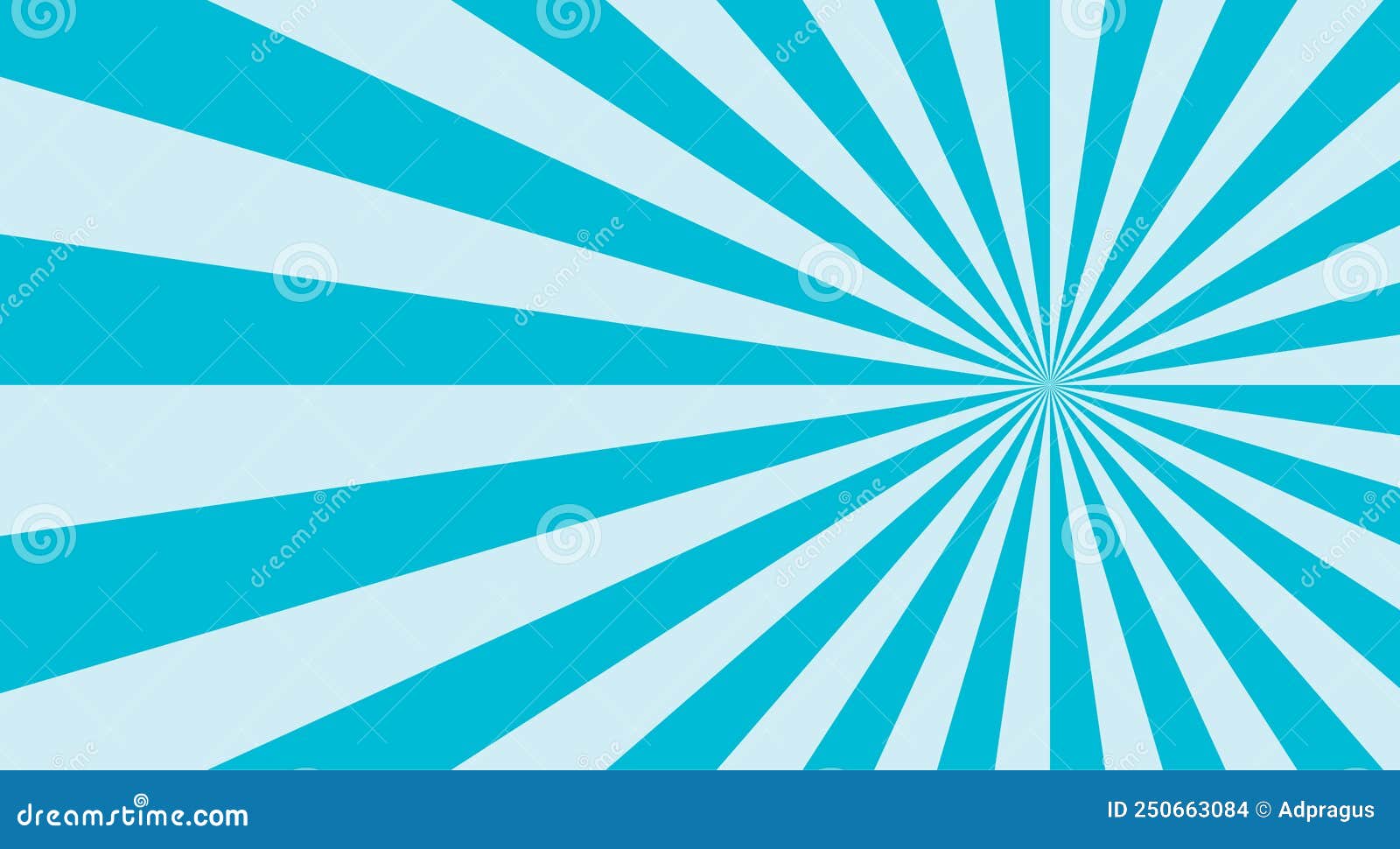 Abstract Explosion Background in Gradient Blue Color. Asian Style Glare ...