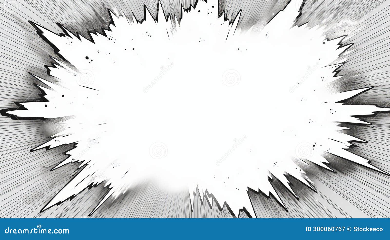 Abstract Explosion Background Vector Comic Character Oblivion Stock ...