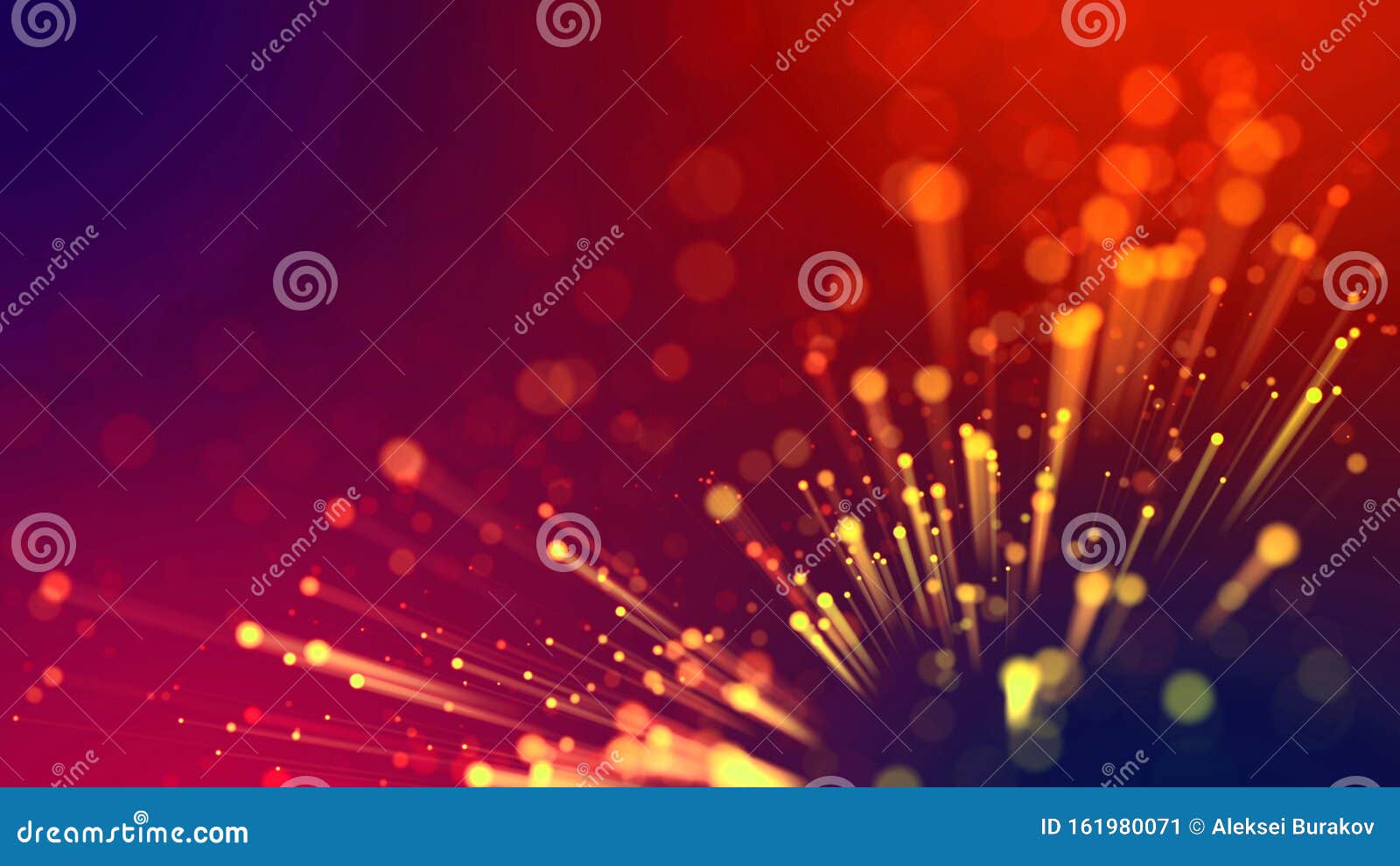 Abstract Explosion of Multicolored Shiny Particles or Light Rays Like ...