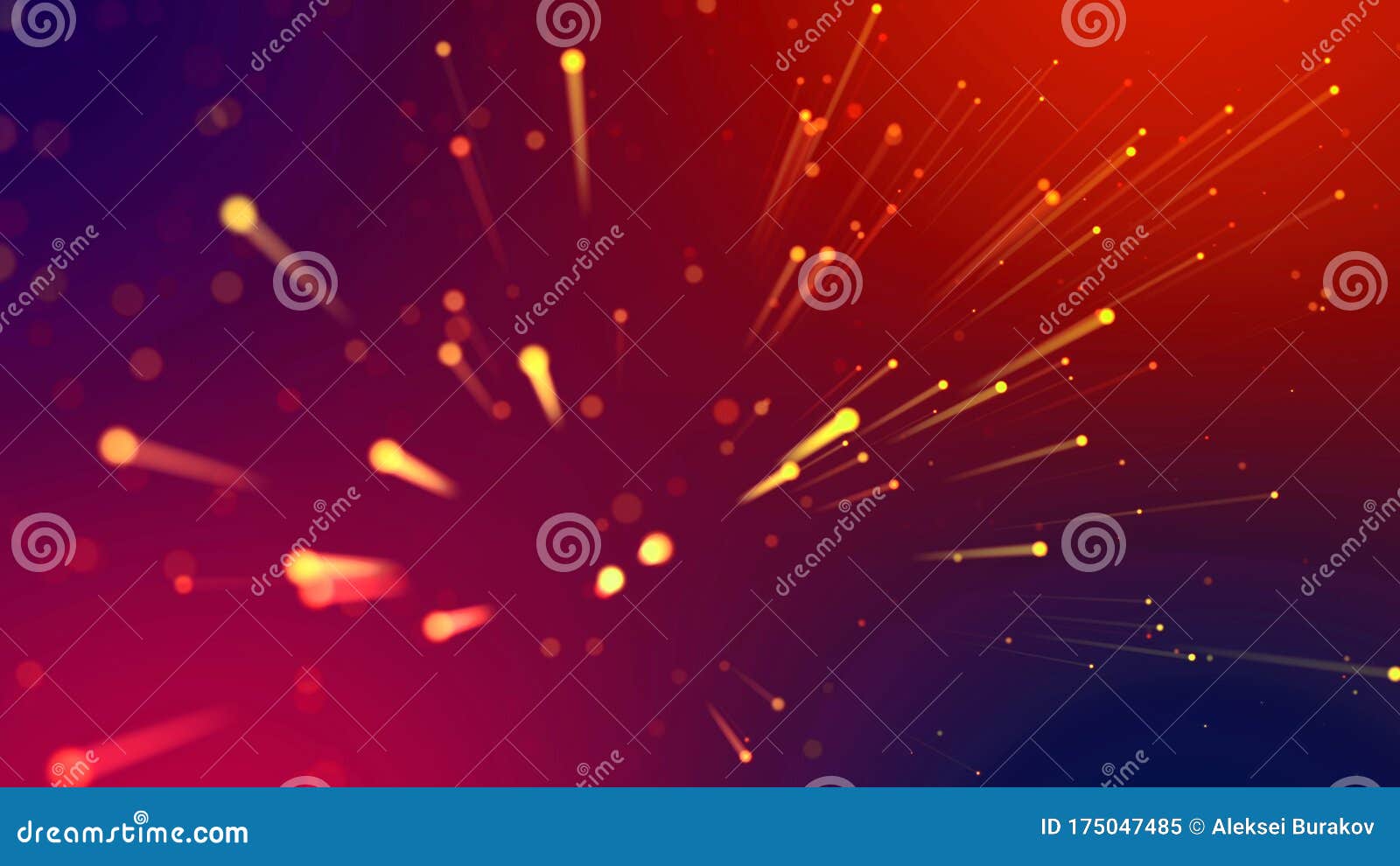 Abstract Explosion of Multicolored Shiny Particles Like Sparkles with ...