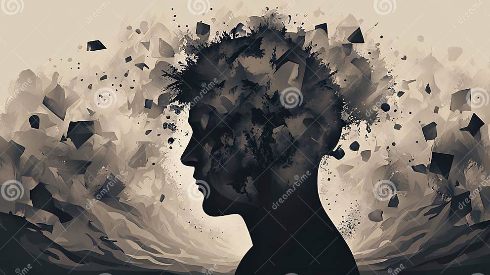 Abstract Expression of the Human Mind, Chaotic and Orderly Patterns ...