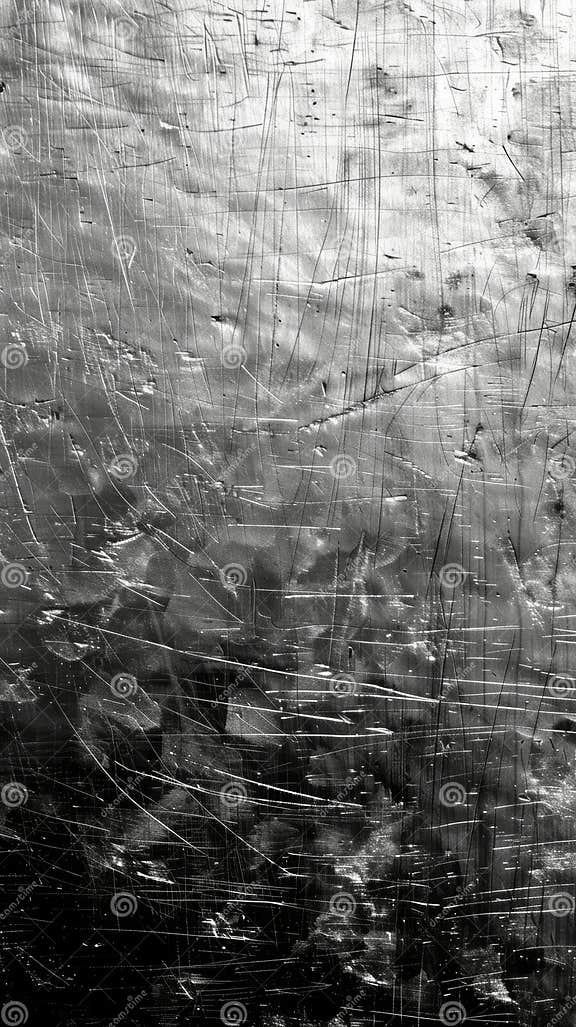 An Abstract Expression of Time with a Scratched Metal Surface. it ...