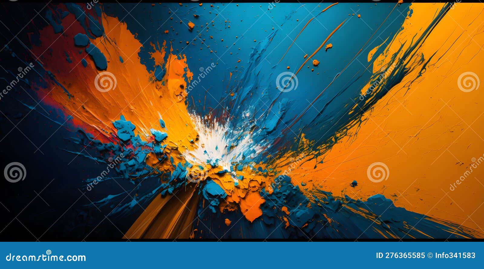 Abstract Expressionism Action Painting Color Field Textur Created with ...