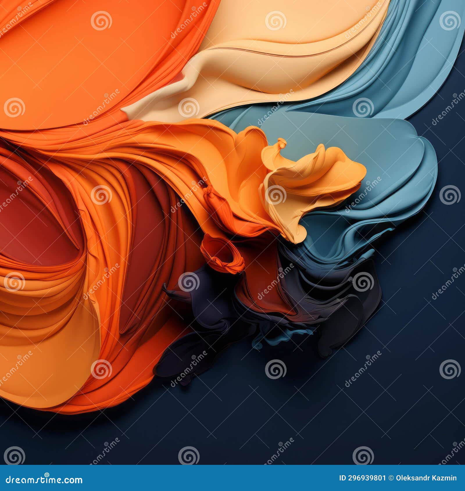 Abstract Expressionism Background or Wallpaper Stock Illustration ...