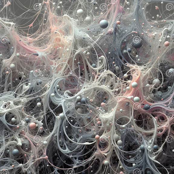 Abstract Expressionism Pastel Patterns Stock Illustration ...