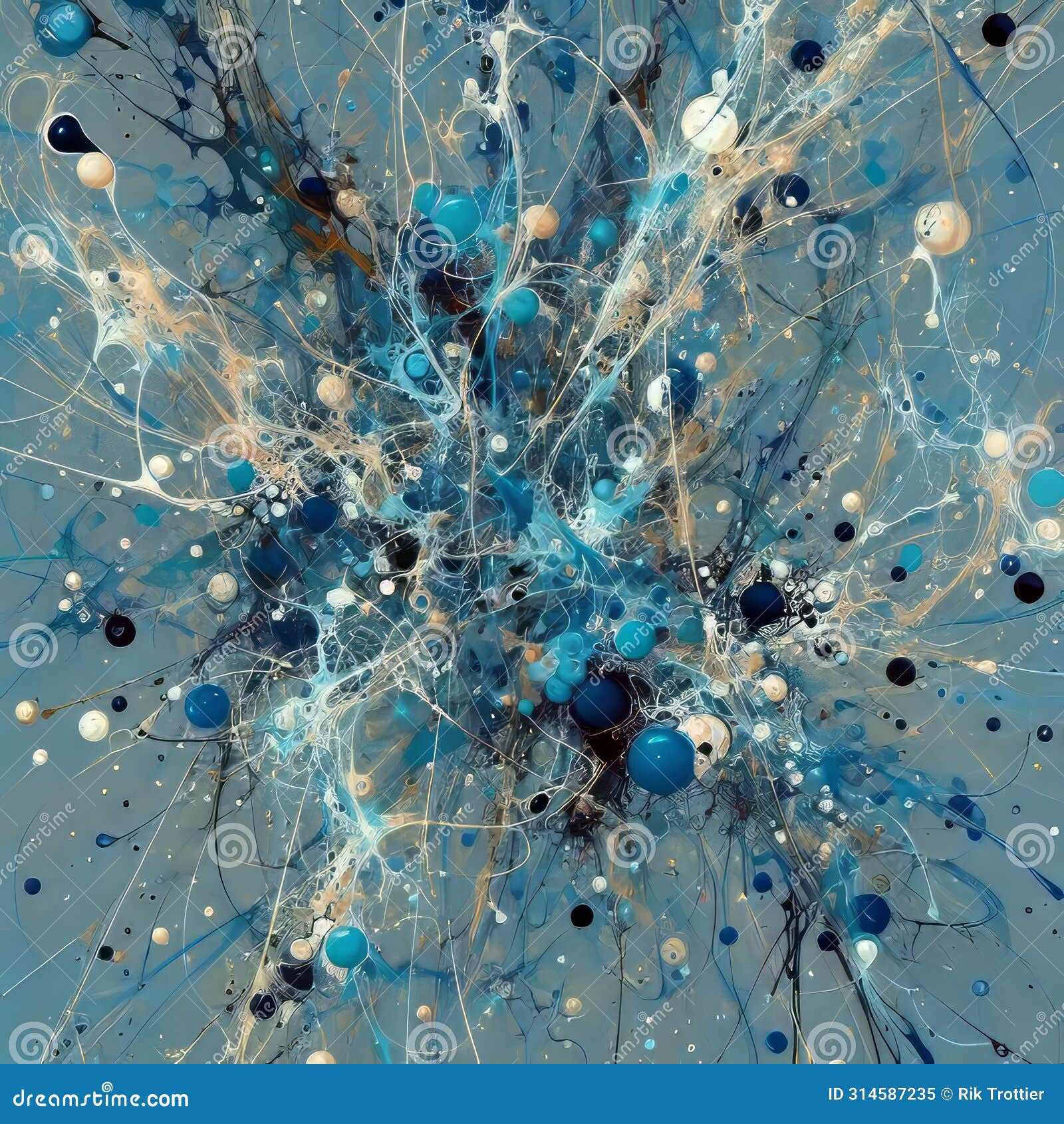 Abstract Expressionism Pastel Patterns Stock Illustration ...