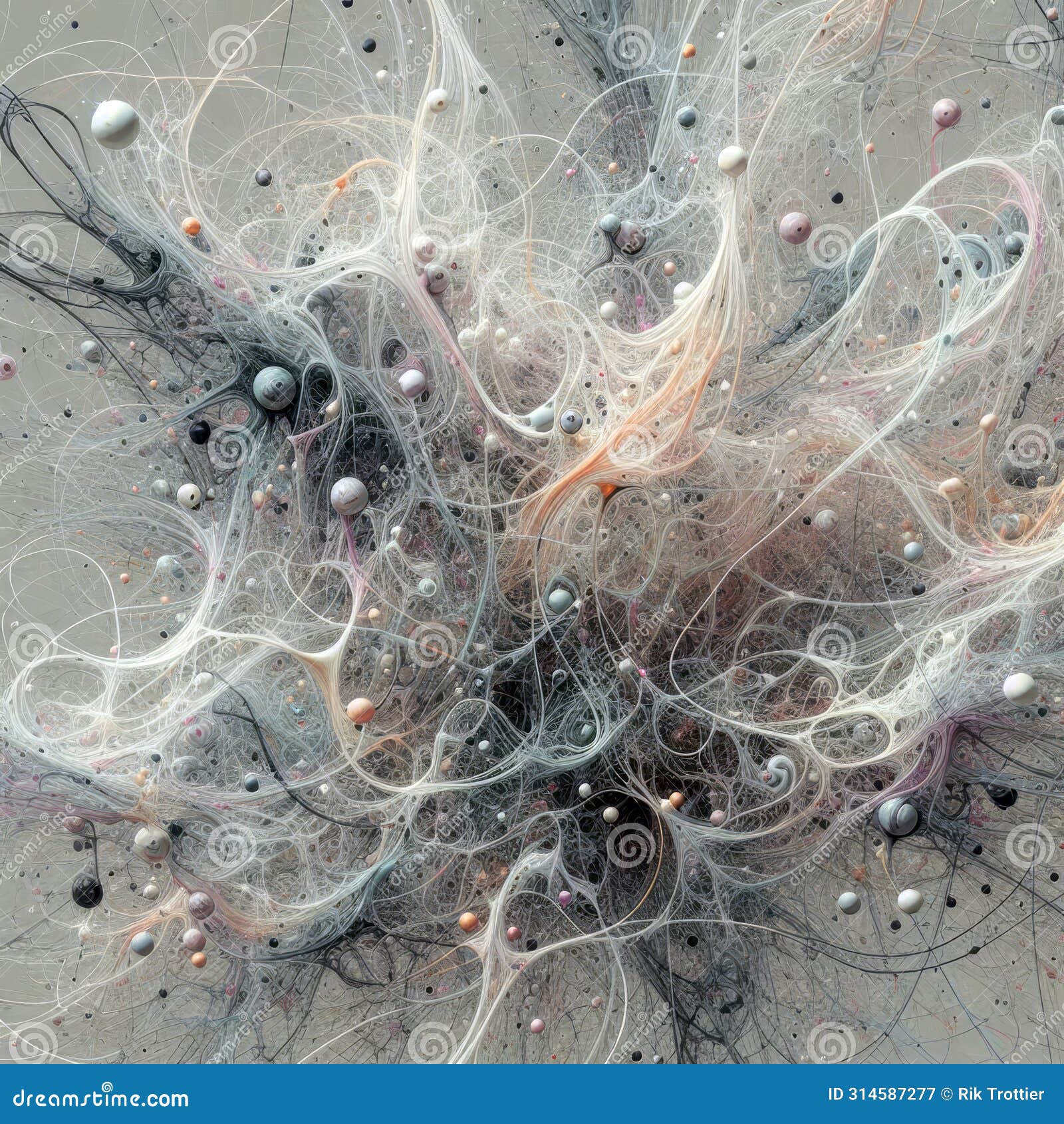 Abstract Expressionism Pastel Patterns Stock Illustration ...