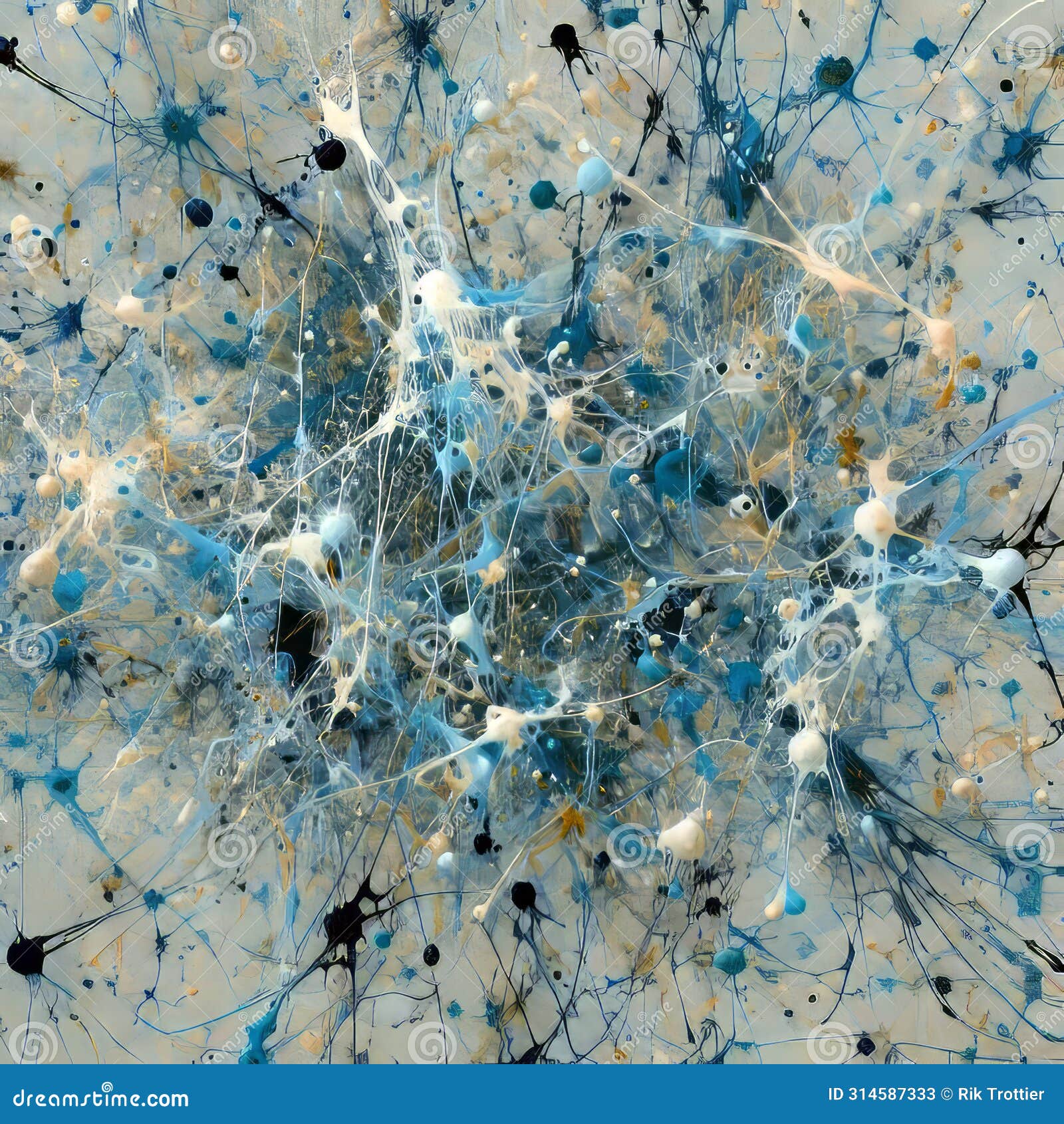 Abstract Expressionism Pastel Patterns Stock Illustration ...