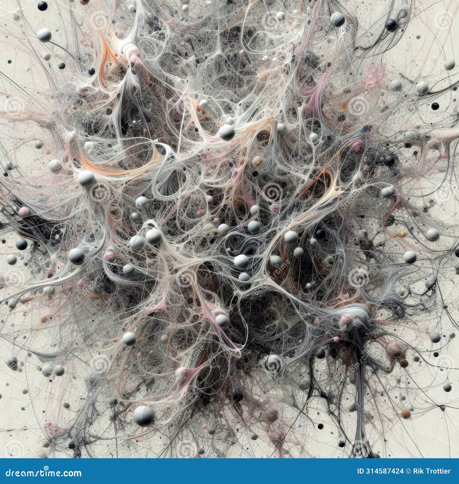 Abstract Expressionism Pastel Patterns Stock Illustration ...