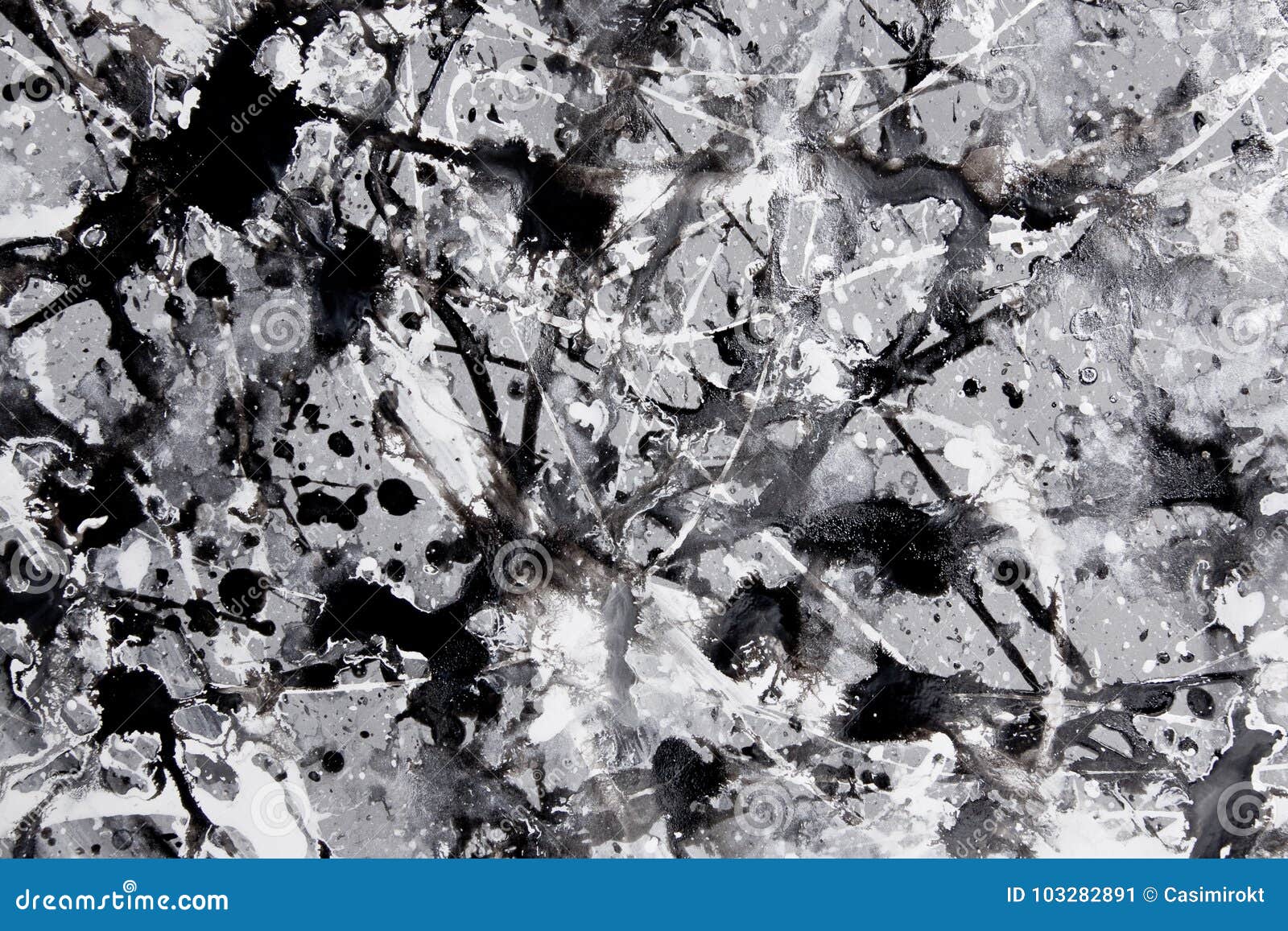 Abstract Expressionism Pattern. Style of Drip Painting Stock Image ...