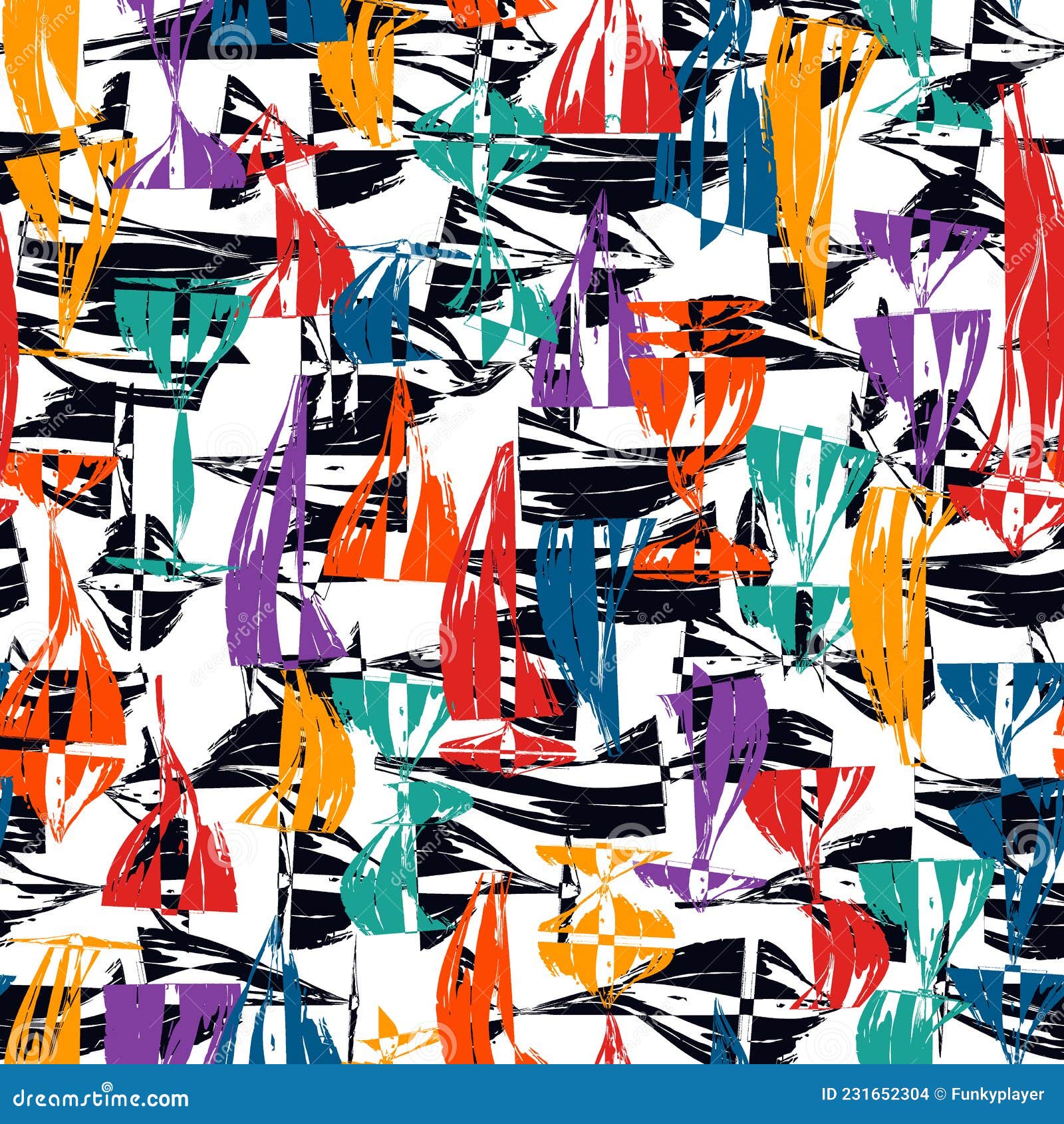 Abstract Expressionism Painting - Magic Eye Royalty-Free Stock Photo ...