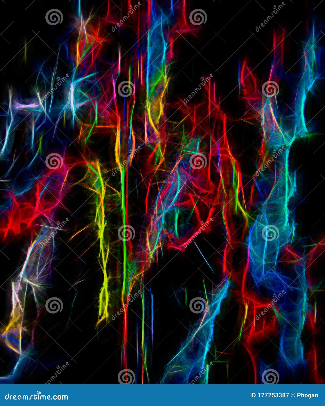 Abstract Expressionism Painting - Magic Eye Royalty-Free Stock Photo ...