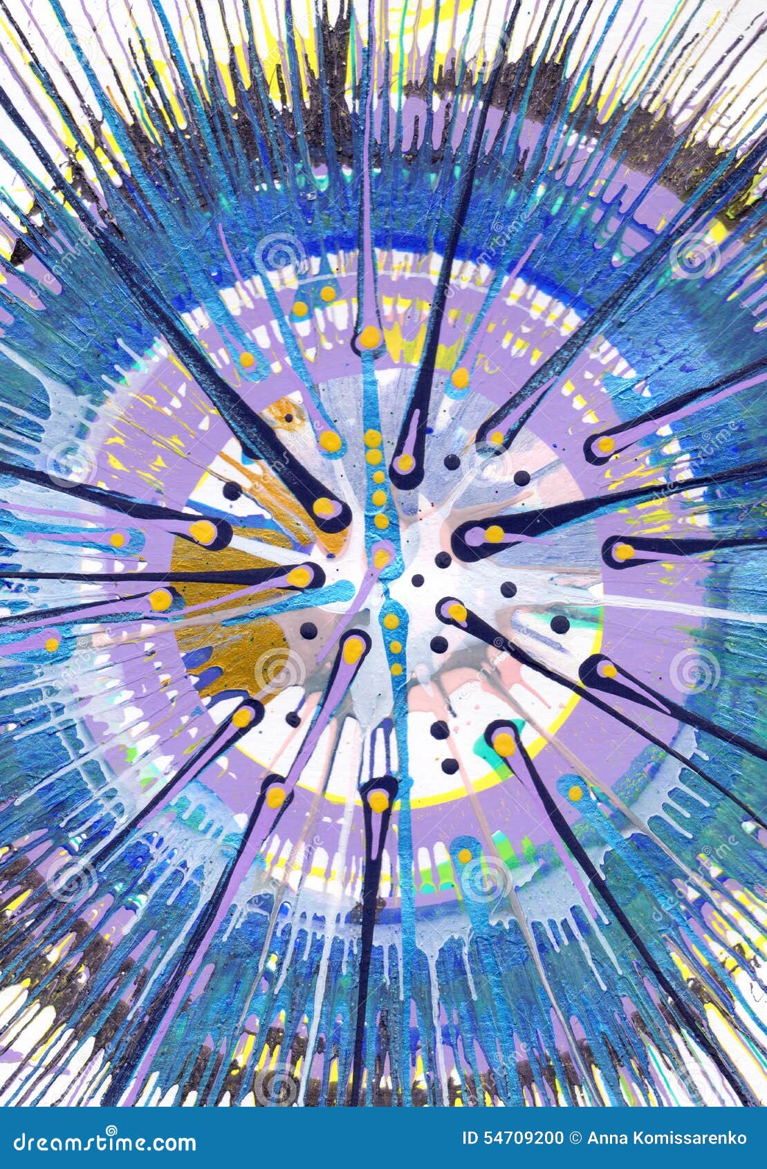 Abstract Expressionisme Die - Vreemdelingen Schilderen Stock ...