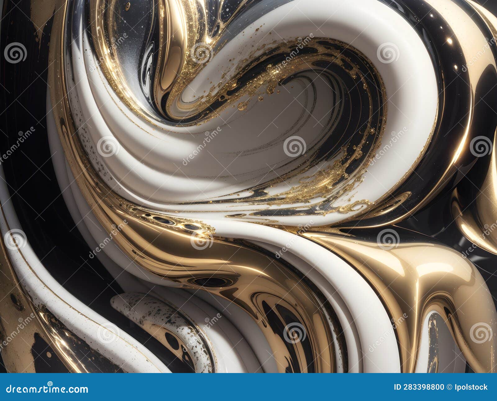 An Abstract Expressionistic Composition Featuring Vibrant Swirl and ... An Abstract Expressionistic Composition Featuring Vibrant Swirl and ...