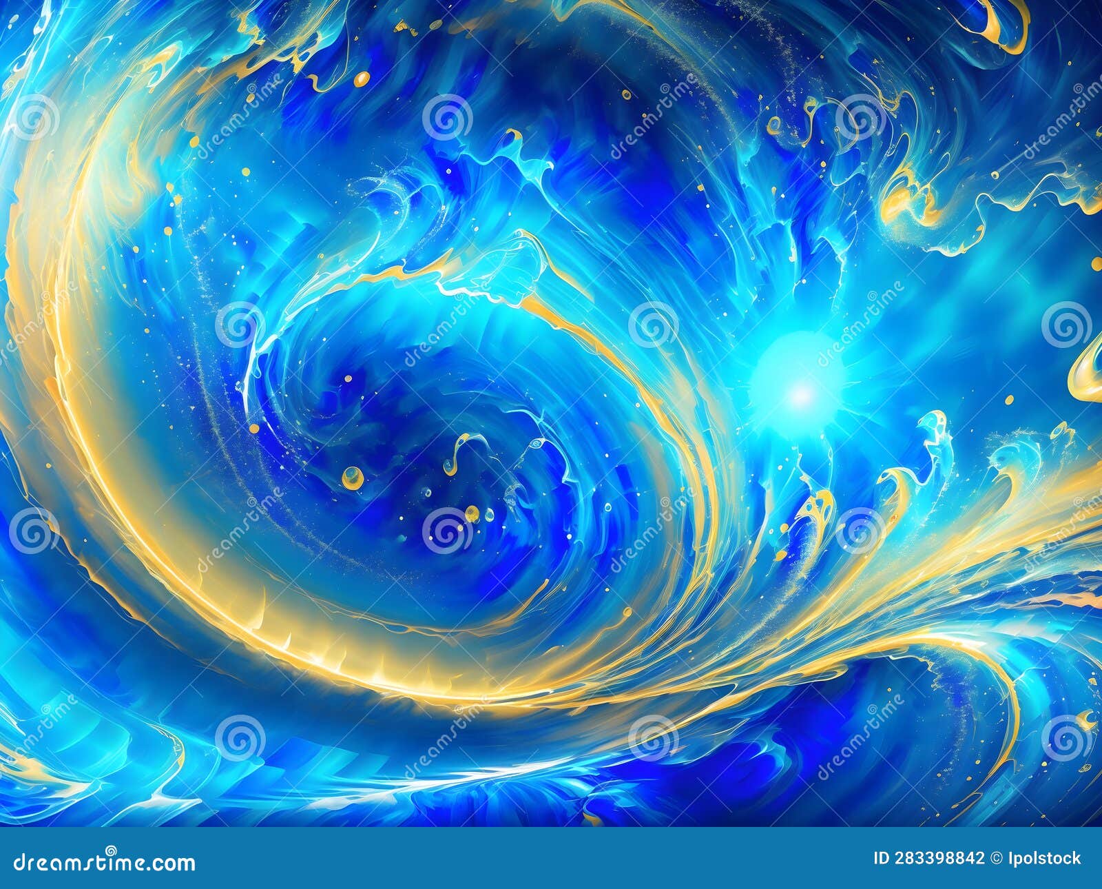 An Abstract Expressionistic Composition Featuring Vibrant Swirl and ... An Abstract Expressionistic Composition Featuring Vibrant Swirl and ...