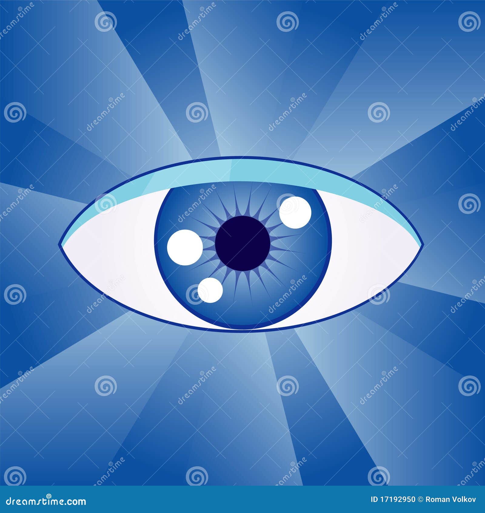 Abstract eye stock vector. Illustration of iris, clip - 17192950