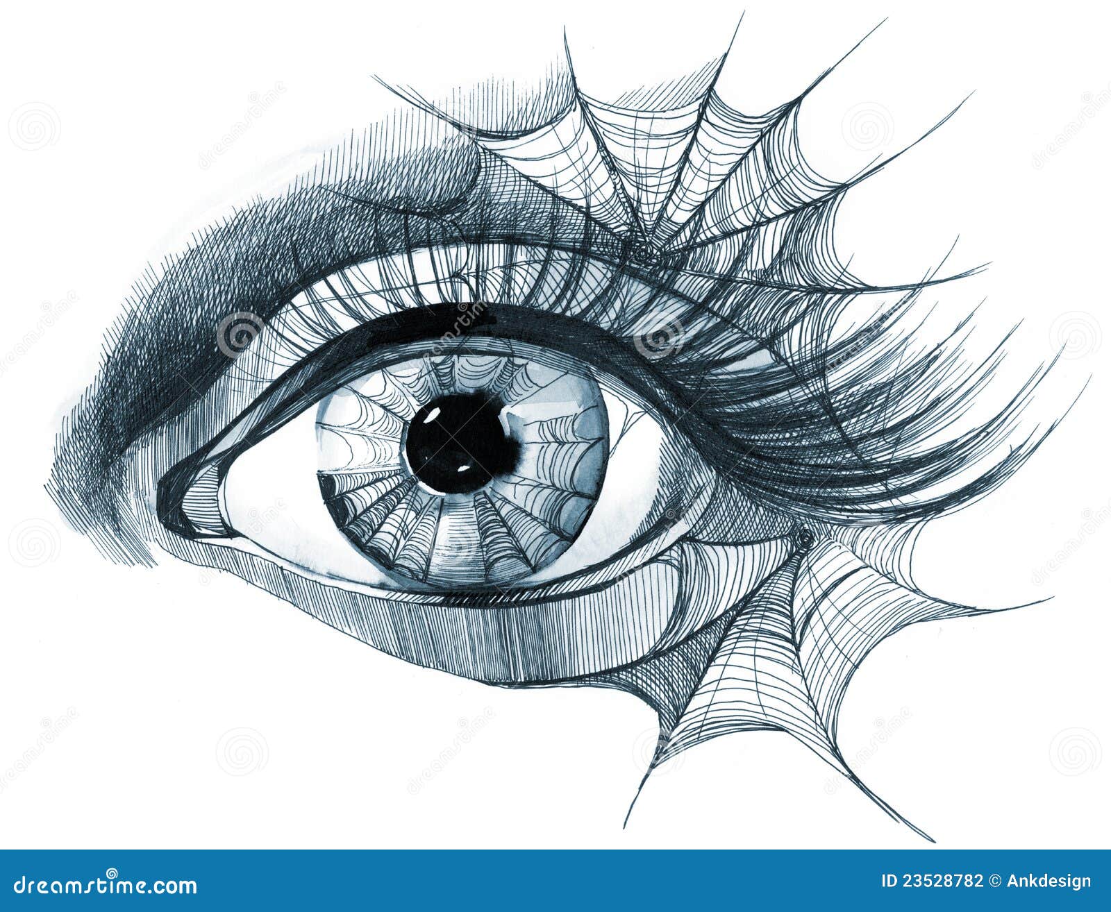 Abstract eye stock illustration. Illustration of graphic - 23528782