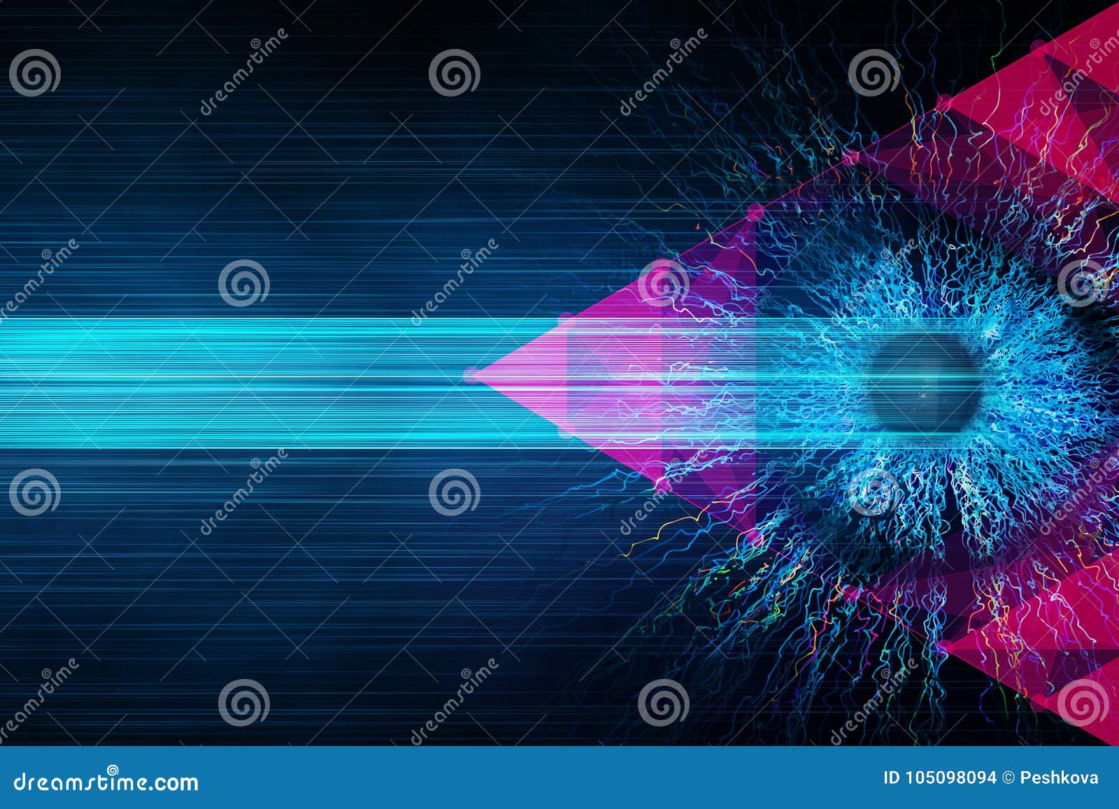 Abstract eye background stock illustration. Illustration of internet ...