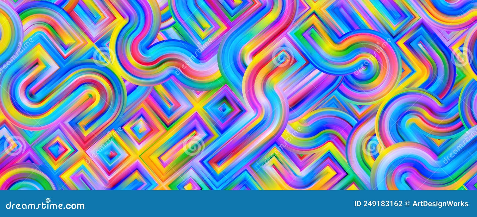 Abstract Eye-catching Colorful Modern Pattern Background Design Stock ...