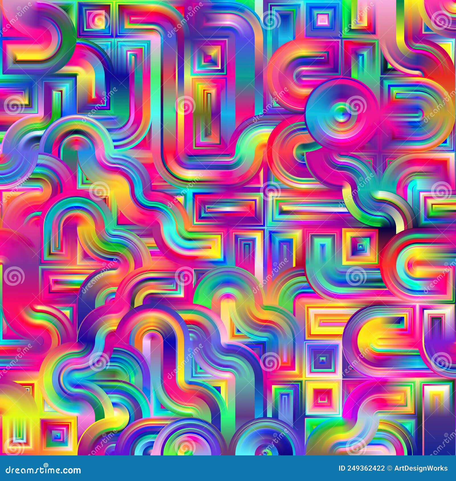 Abstract Eye-catching Colorful Modern Pattern Background Design Stock ...