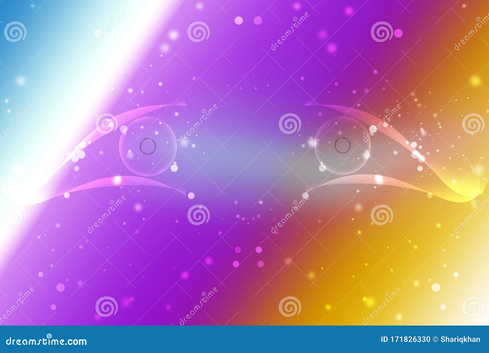 Abstract Eye Color Background with Gradient Stock Illustration ...