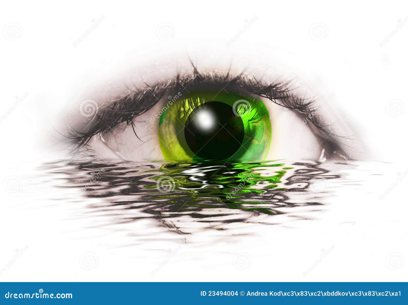 Reflection Of Earth In Deployed Solar Panels Of A Space Satellite ...