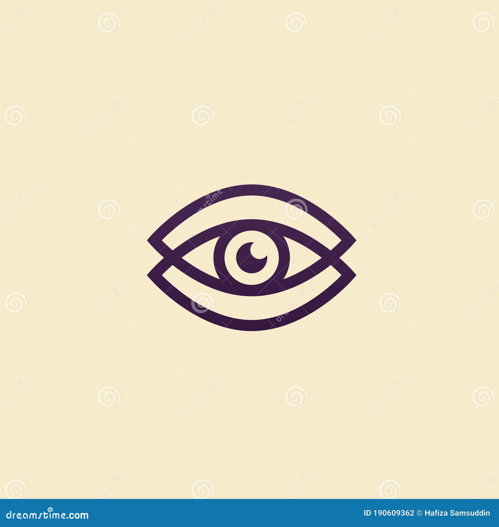 Abstract Eye Icon. Vector Illustration Decorative Design Stock Vector ...