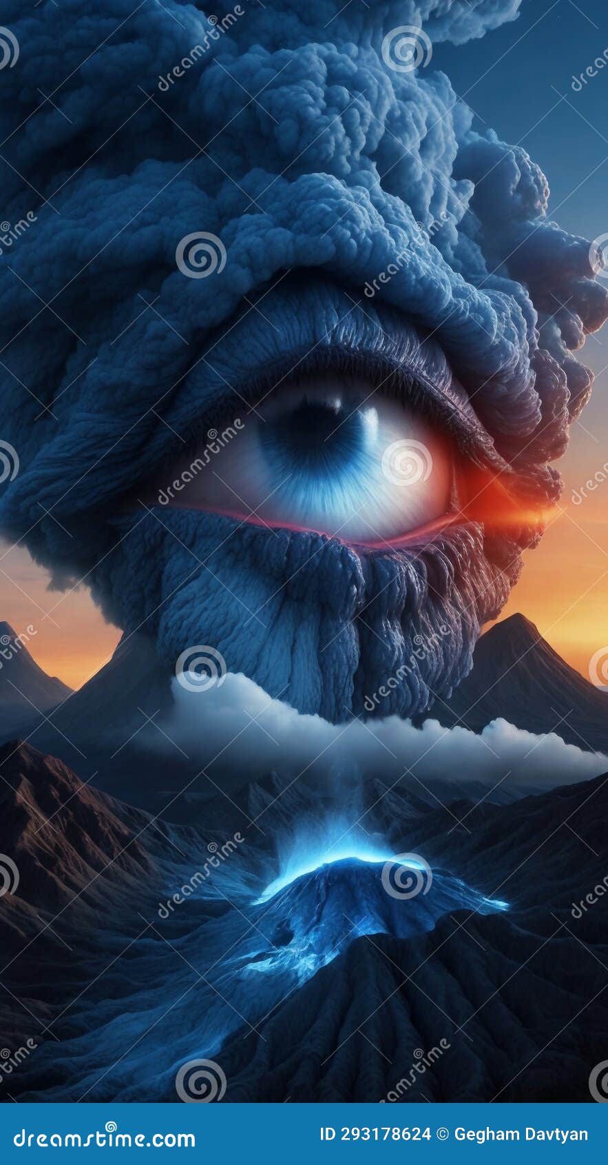 Abstract Eye, Abstract Eye with Lava, Graphiv Designed Abstract Eye, Hd ...