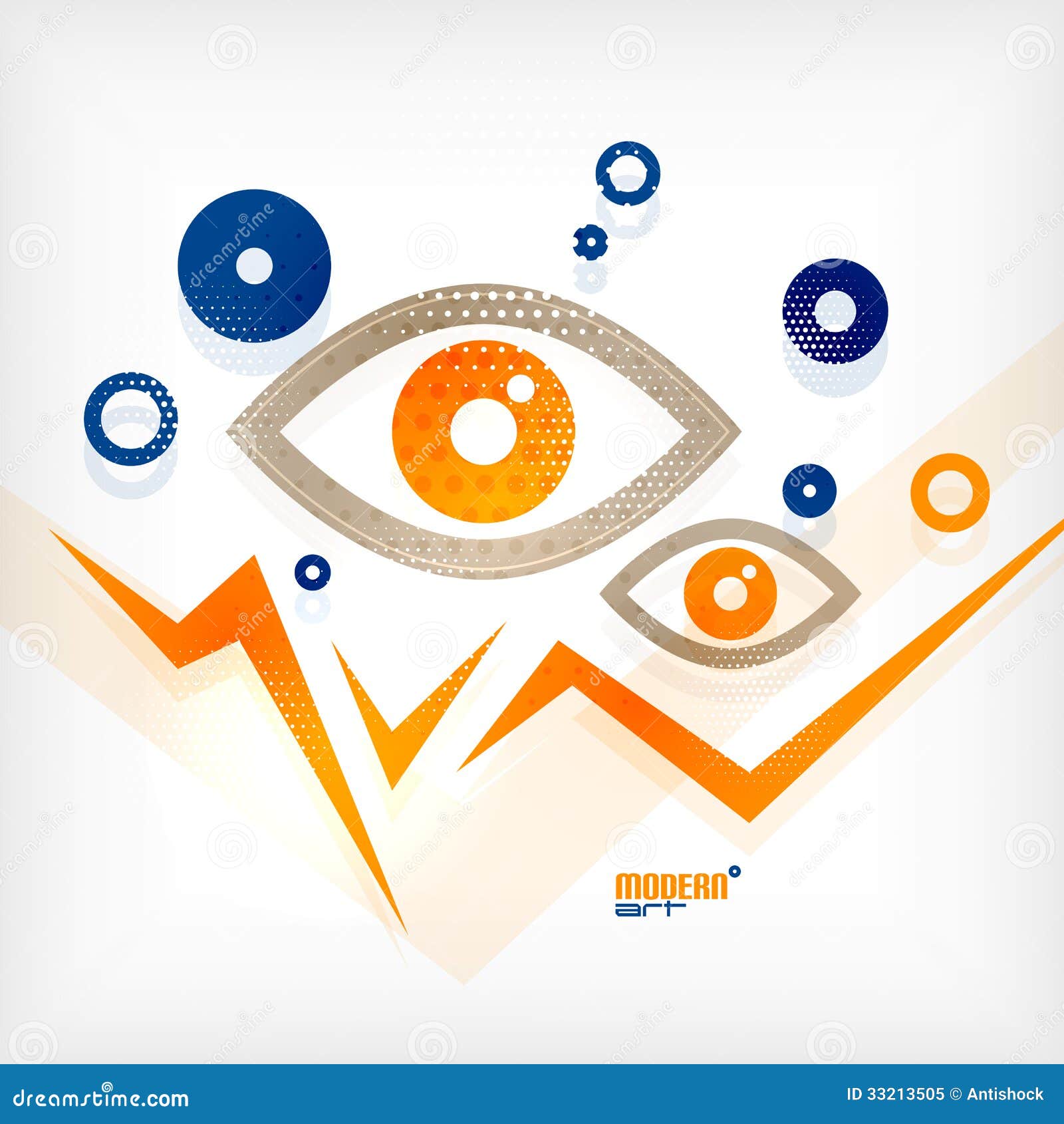 Abstract Eye Modern Vector Concept Stock Vector - Illustration of ...