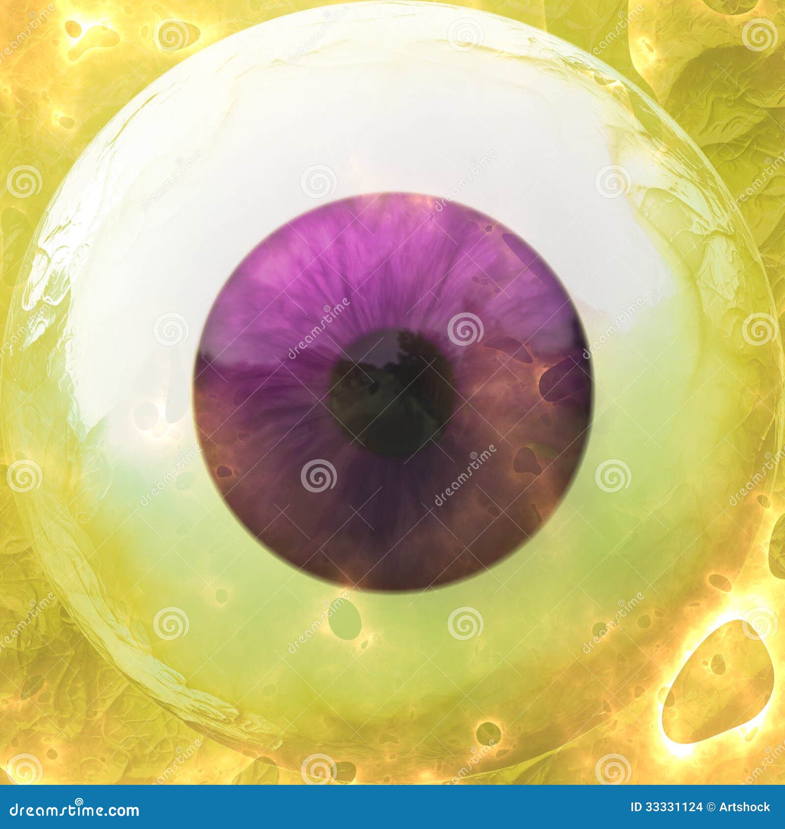 Abstract eyeball stock illustration. Illustration of color - 33331124
