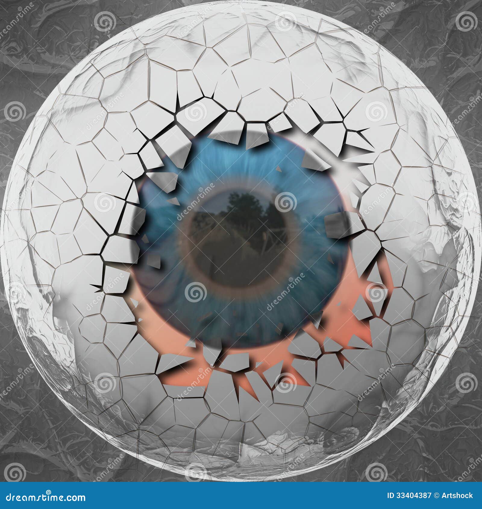 Abstract eyeball stock illustration. Illustration of sight - 33404387