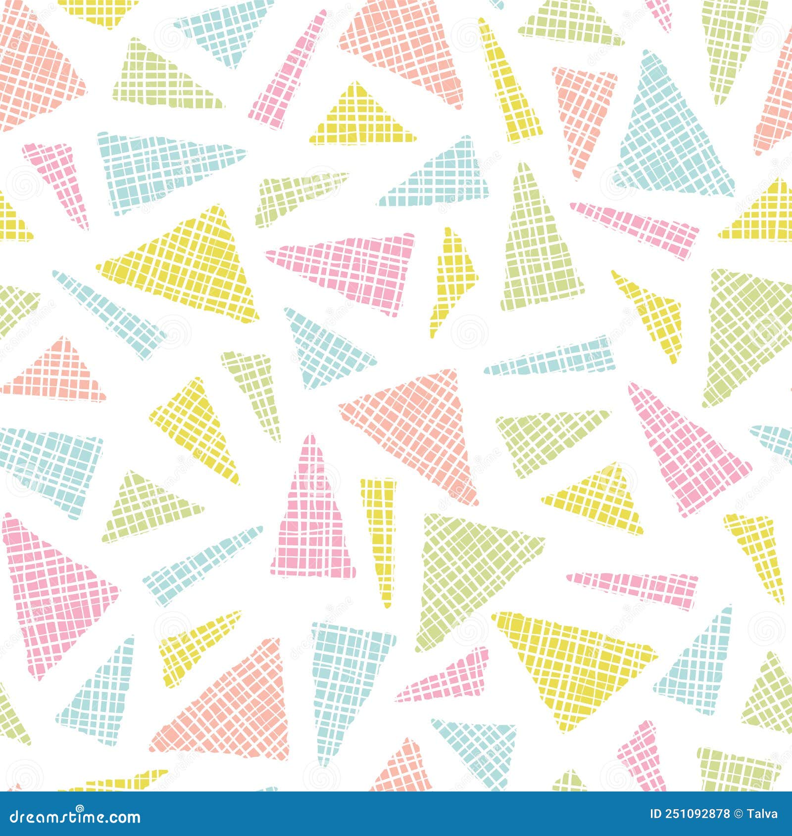 Fabric Triangles Plaid Color Style Clothing Vector Background Texture ...