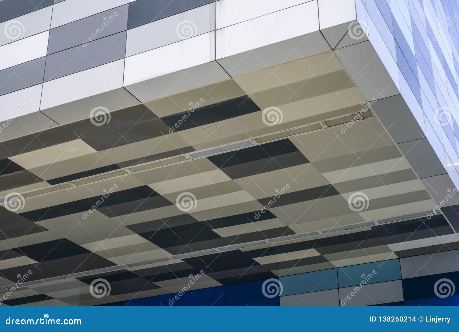 Abstract Facade of a Modern Building Stock Photo - Image of business ...