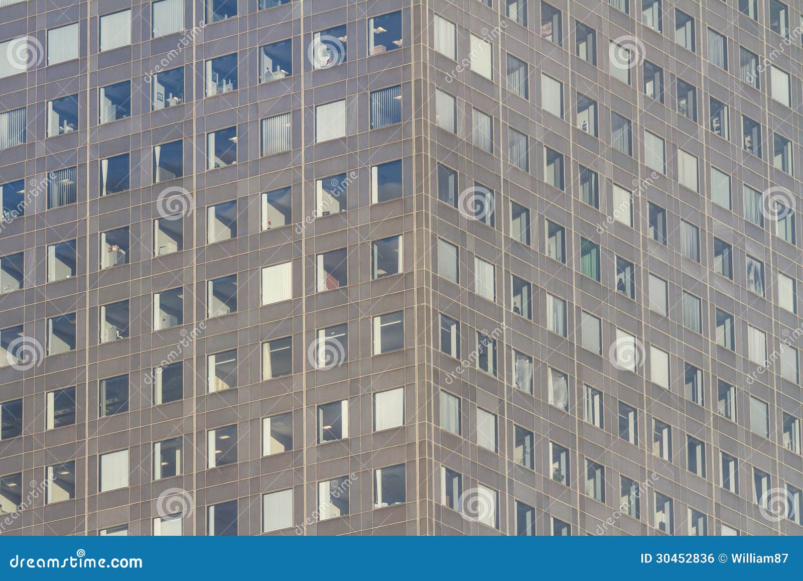 Abstract Facade of Skyscraper in Paris Stock Photo - Image of building ...