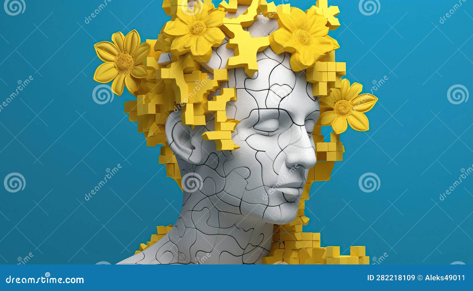 Abstract Faces of People.Stone Sculptures. Art Design Puzzles ...