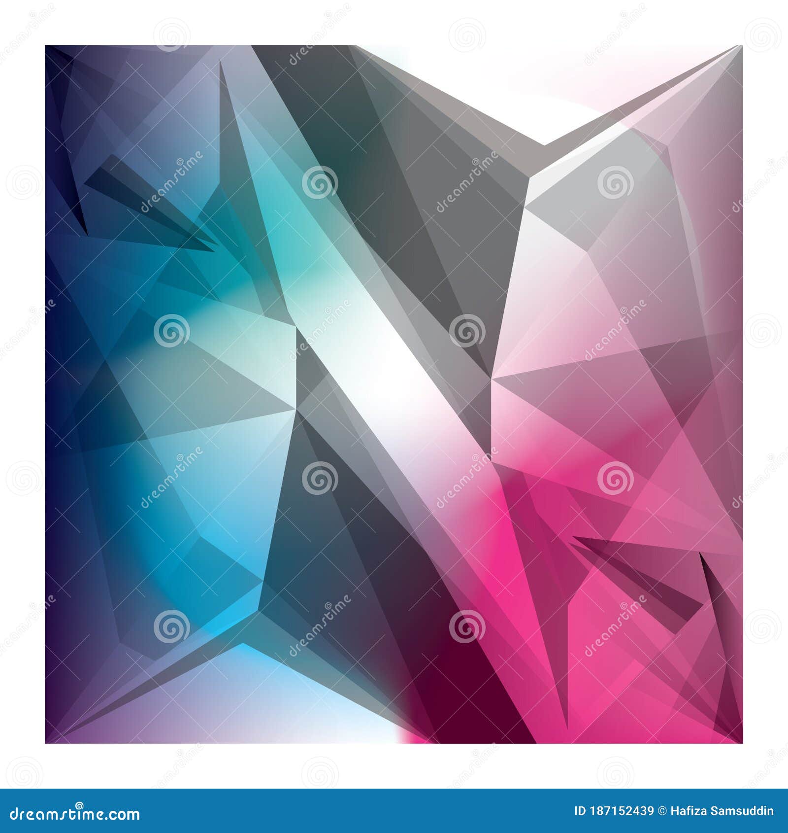 Abstract Faceted Background. Vector Illustration Decorative Design ...