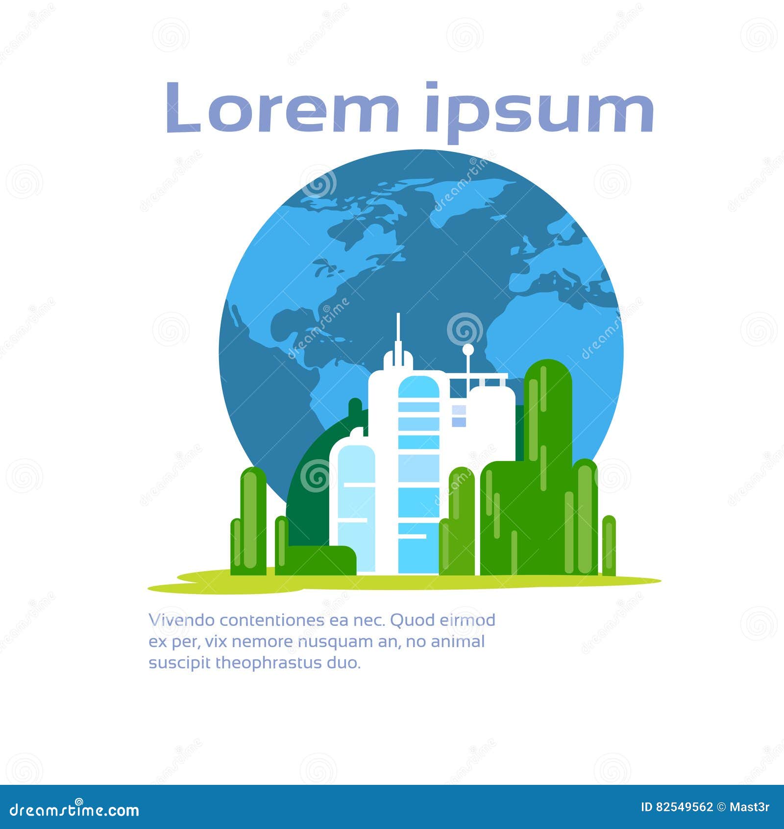 Abstract Factory Production Environment Ecology Infographic with Copy ...