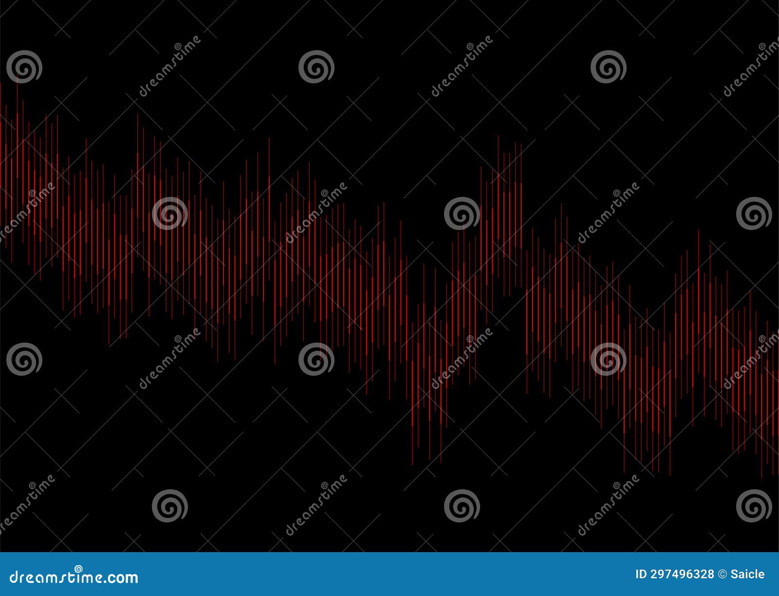 Abstract Falling Financial Graph Chart Background Stock Vector ...